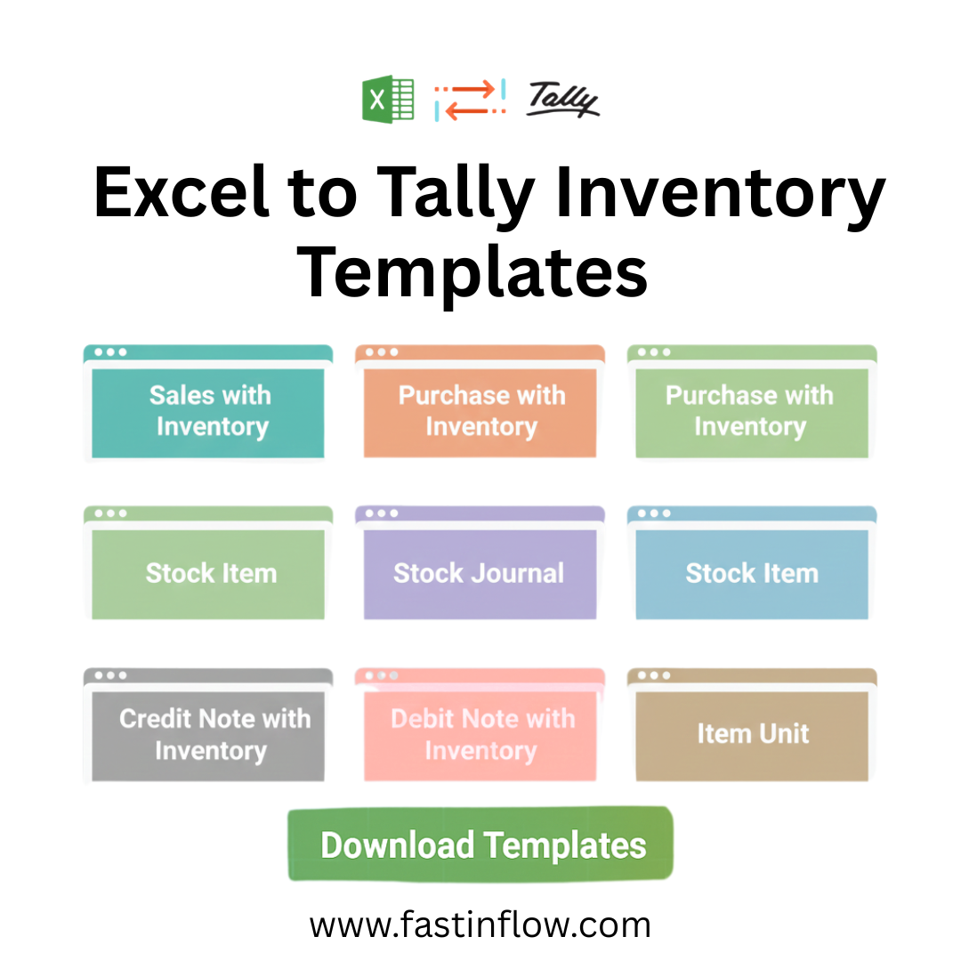 Top Excel to Tally Inventory Templates for Fast & Accurate Stock Management
